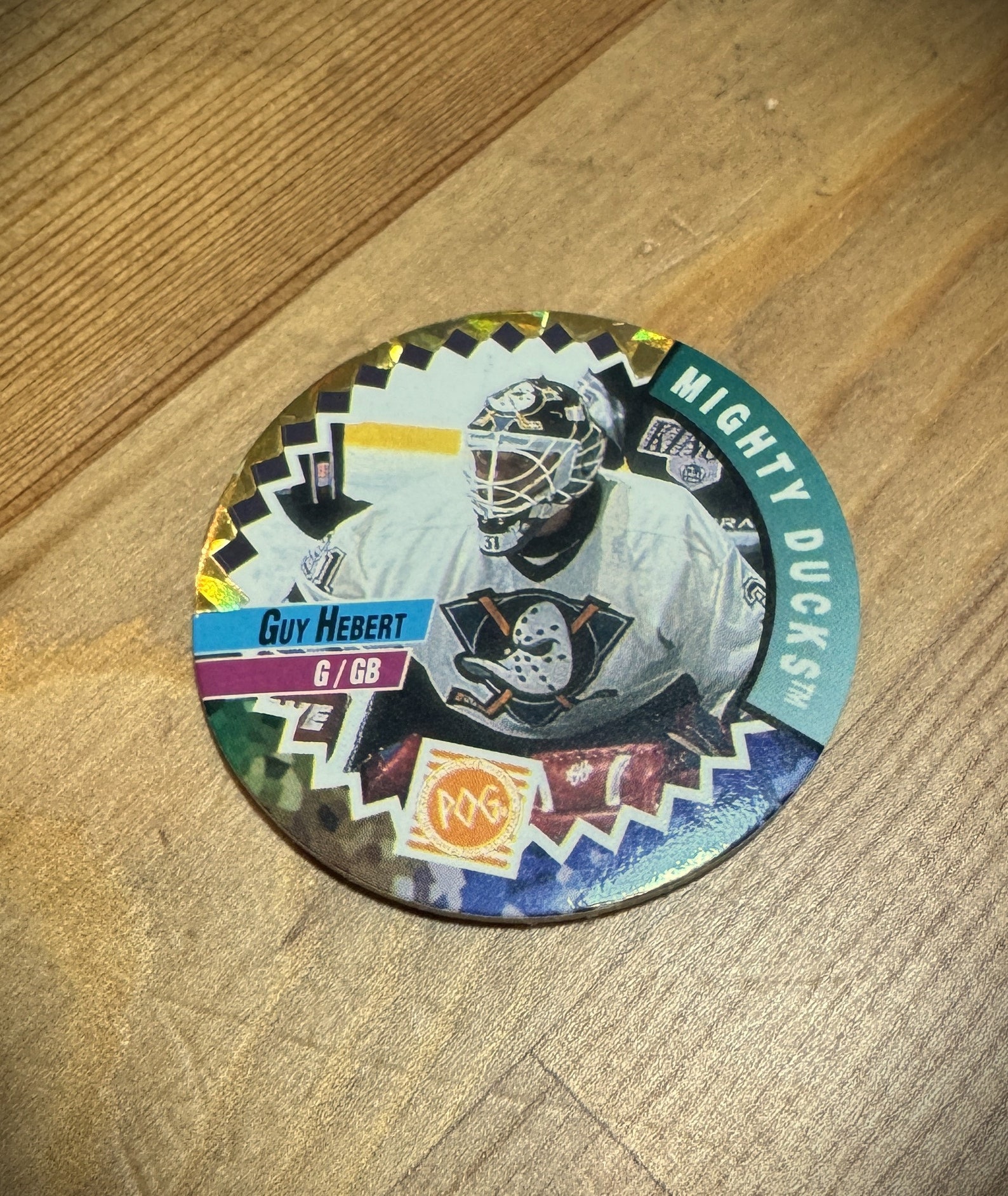 Anaheim Mighty Ducks Guy Hebert Hockey Trading Collectible Pog Pogs ...