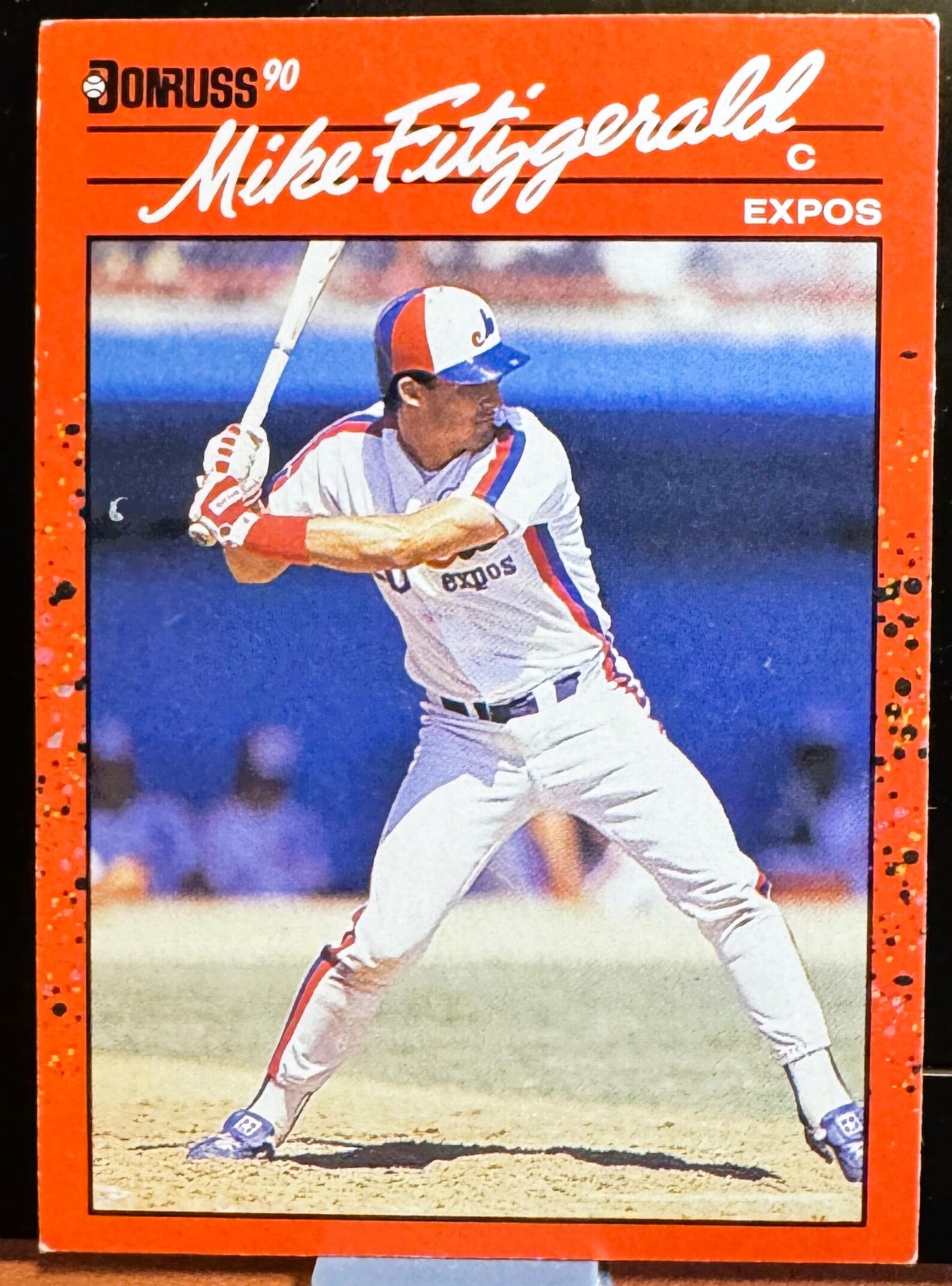 Mike Fitzgerald, Donruss 1990 Baseball Card #392, Expos, Free Shipping ...