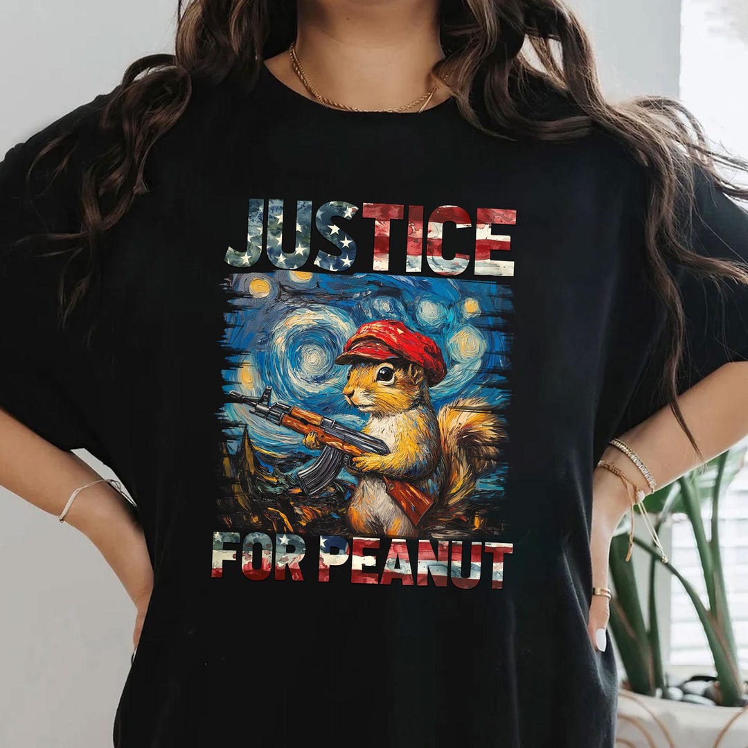 Justice for Peanut Shirt, Peanut Squirrel, Squirrel Lover Tshirt ...