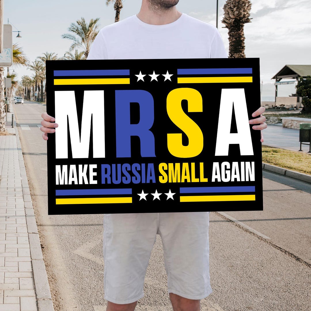 Make Russia Small Again Yard Sign. Funny Anti-putin Zelensky Yard Sign ...