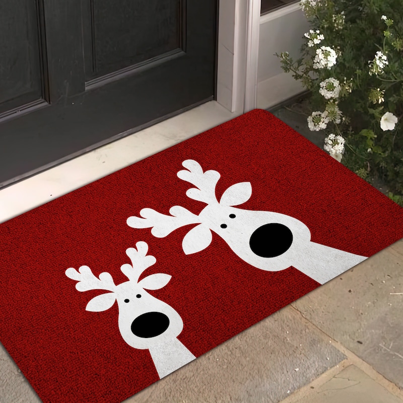 Christmas Door Mat - Etsy