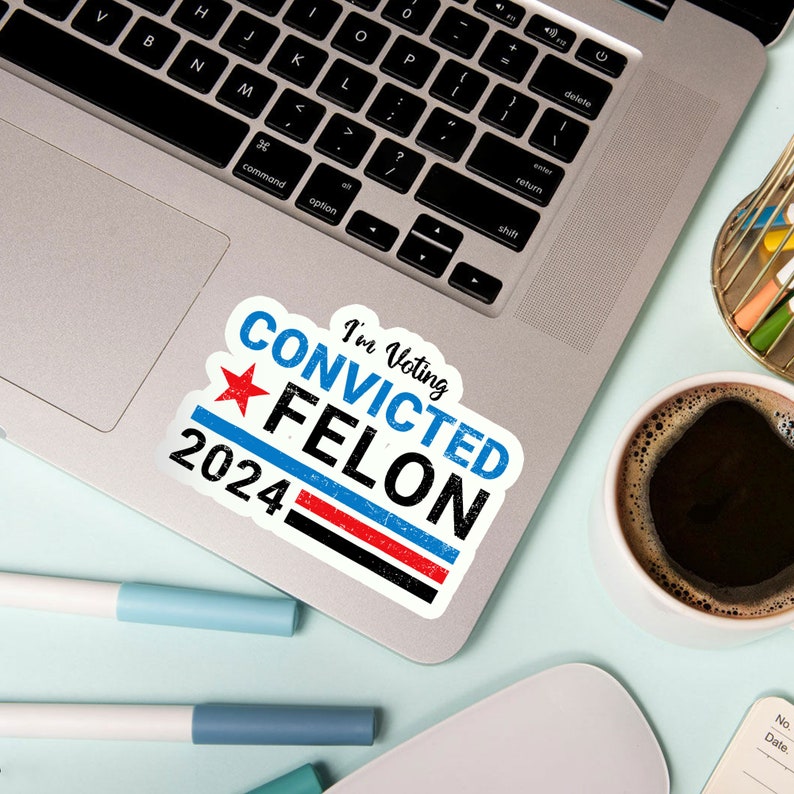 I'm Voting Felon 2024, Decal for Car, Truck, SUV, Window, Water Bottle ...
