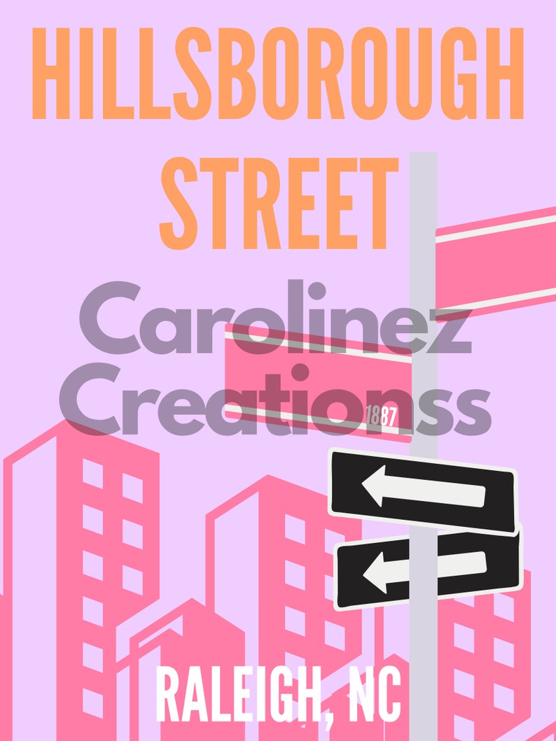 NC State Prints *custom - Etsy