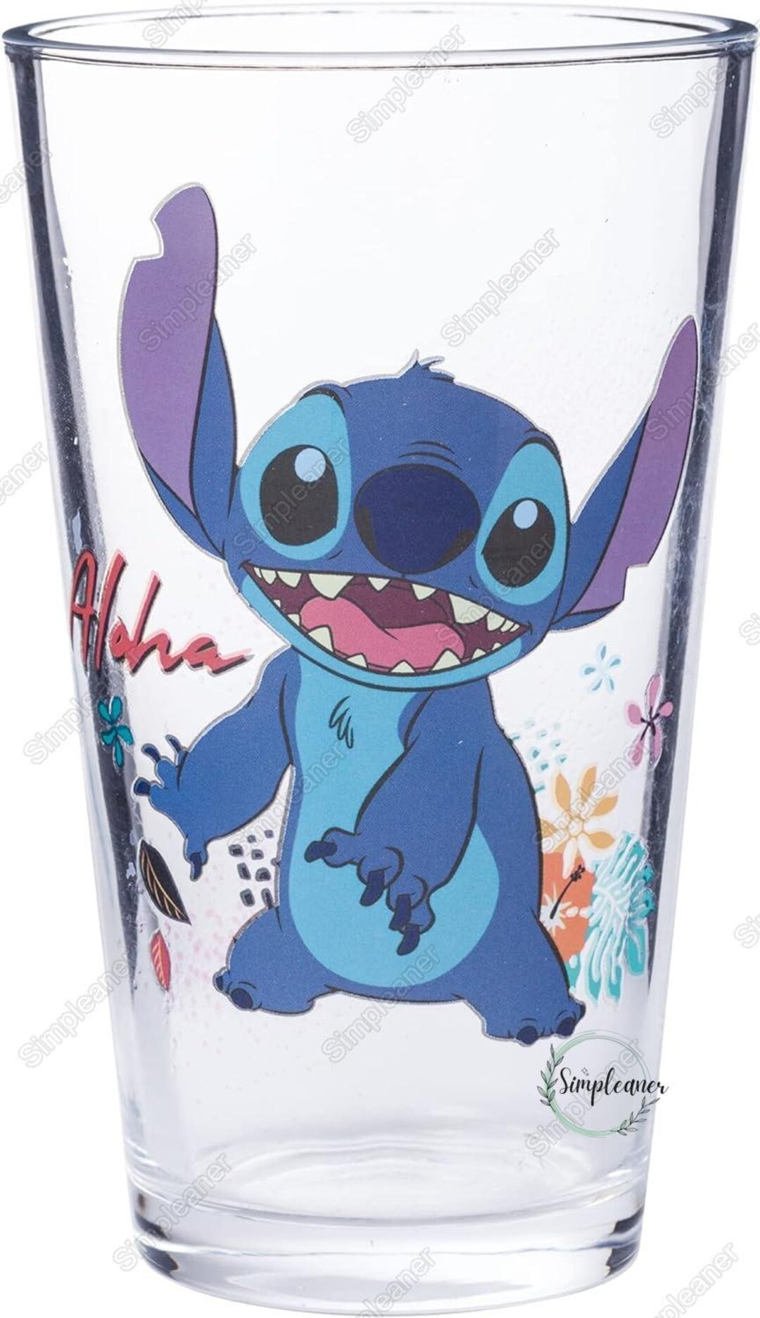 Stitch Aloha Beer Glass, Stitch Beer Glass, Disney Beer Glass, Men Beer ...