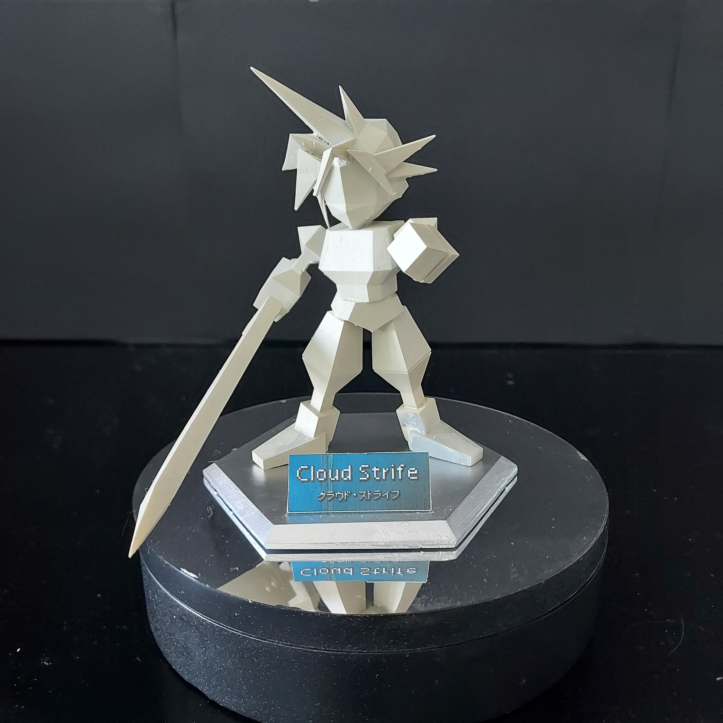 Cloud Low Poly STL With Sword - Etsy