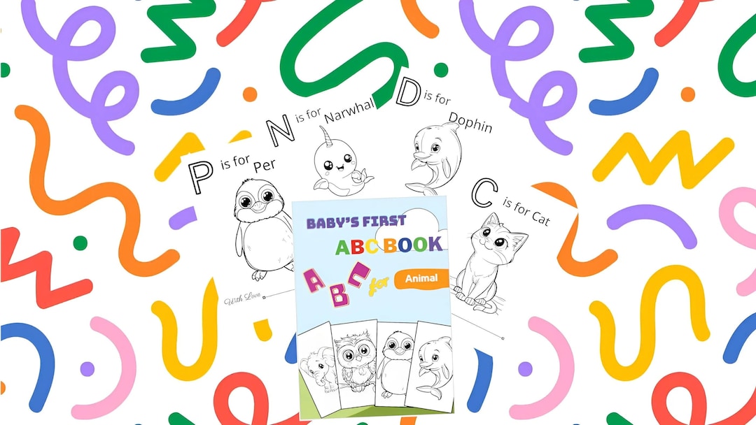 Baby ABC Animal Book Printable | Animal Alphabet Coloring Pages ...
