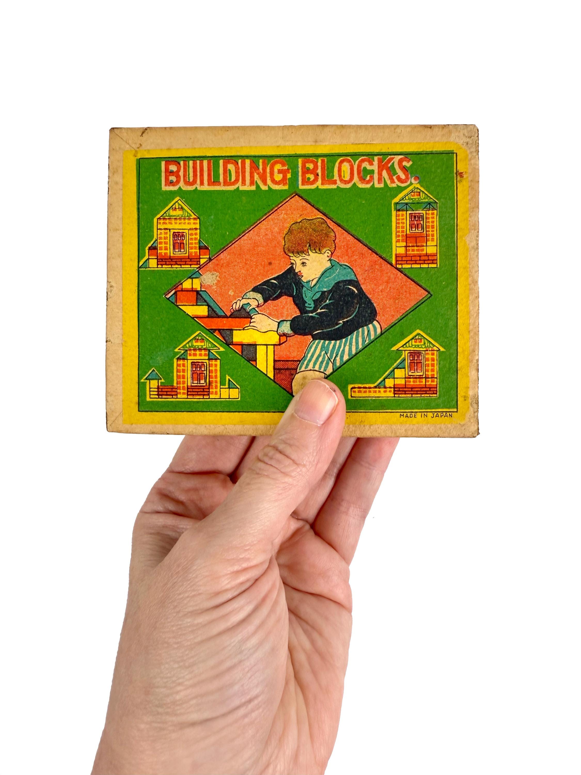 Vintage Mini Building Block Set - 1950s, Made in Japan - Etsy