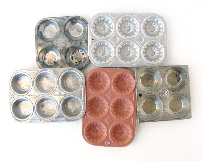 An Instant COLLECTION of Toy MUFFIN TINS - Set of 5 - Etsy
