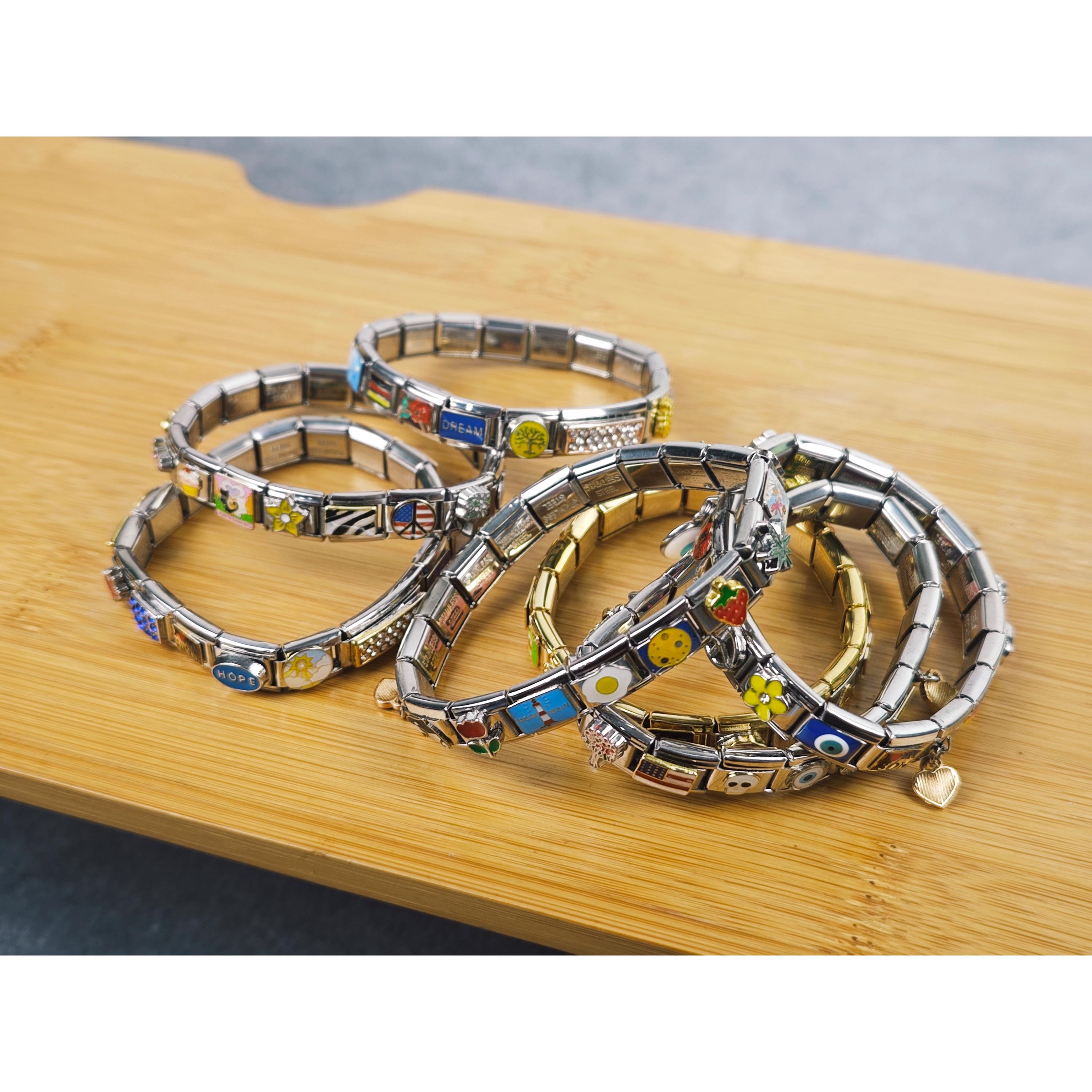 Italian Charm Bracelet / Custom Italy Bracelet / Charms for Bracelet ...