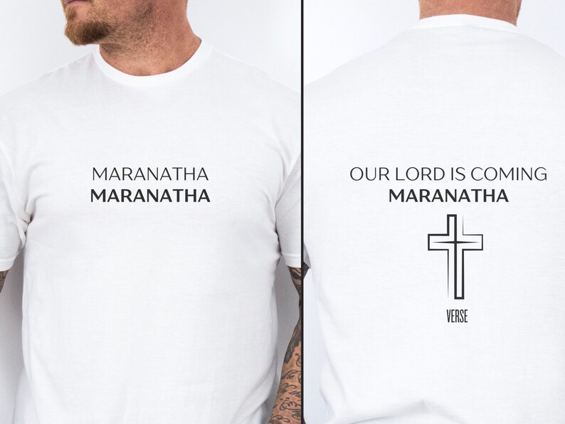 Christian Tshirts, Maranatha, Christian Clothing, Jesus Shirt ...
