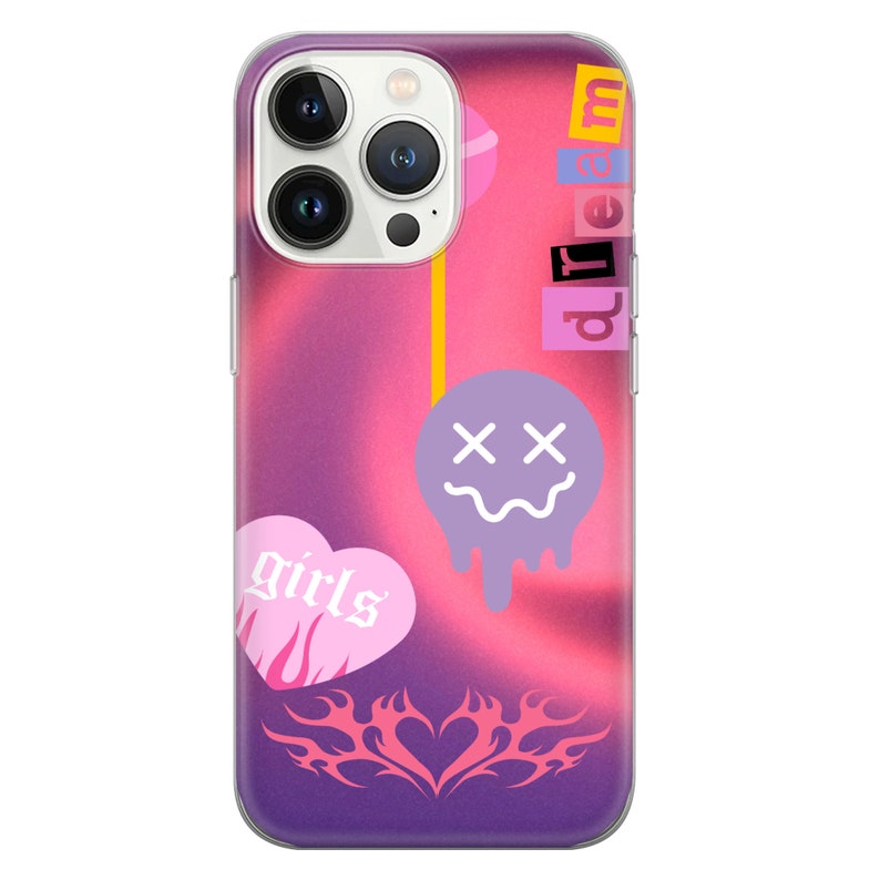 2000's Style Phone Case Girly Cover for iPhone 15pro, 14, 13, 12, 11 ...