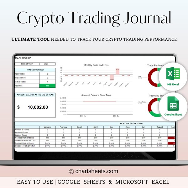 Excel Template Crypto - Etsy