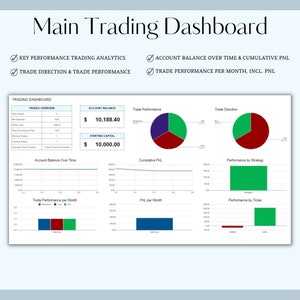 Stocks Trading Journal in Excel and Google Sheets, Position Size ...
