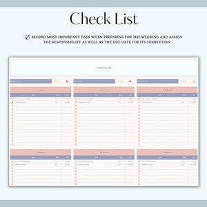 Wedding Planning Spreadsheet Template in Excel & Google Sheets, All in ...