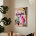 New York City Collage Print, NYC Retro Poster, Colorful Preppy Wall Art ...
