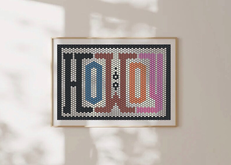 Howdy Colorful Print, Howdy Typography Wall Art, Eclectic Western ... Howdy Colorful Print, Howdy Typography Wall Art, Eclectic Western ...