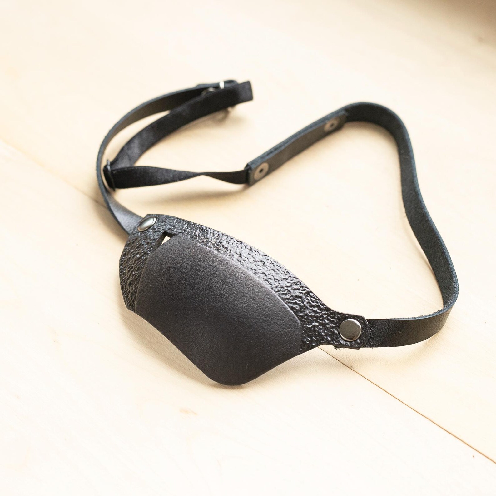 Eye Patch, Leather Eye Patch, Slim Eye Patch, Woman Eye Patch, Man Eye ...
