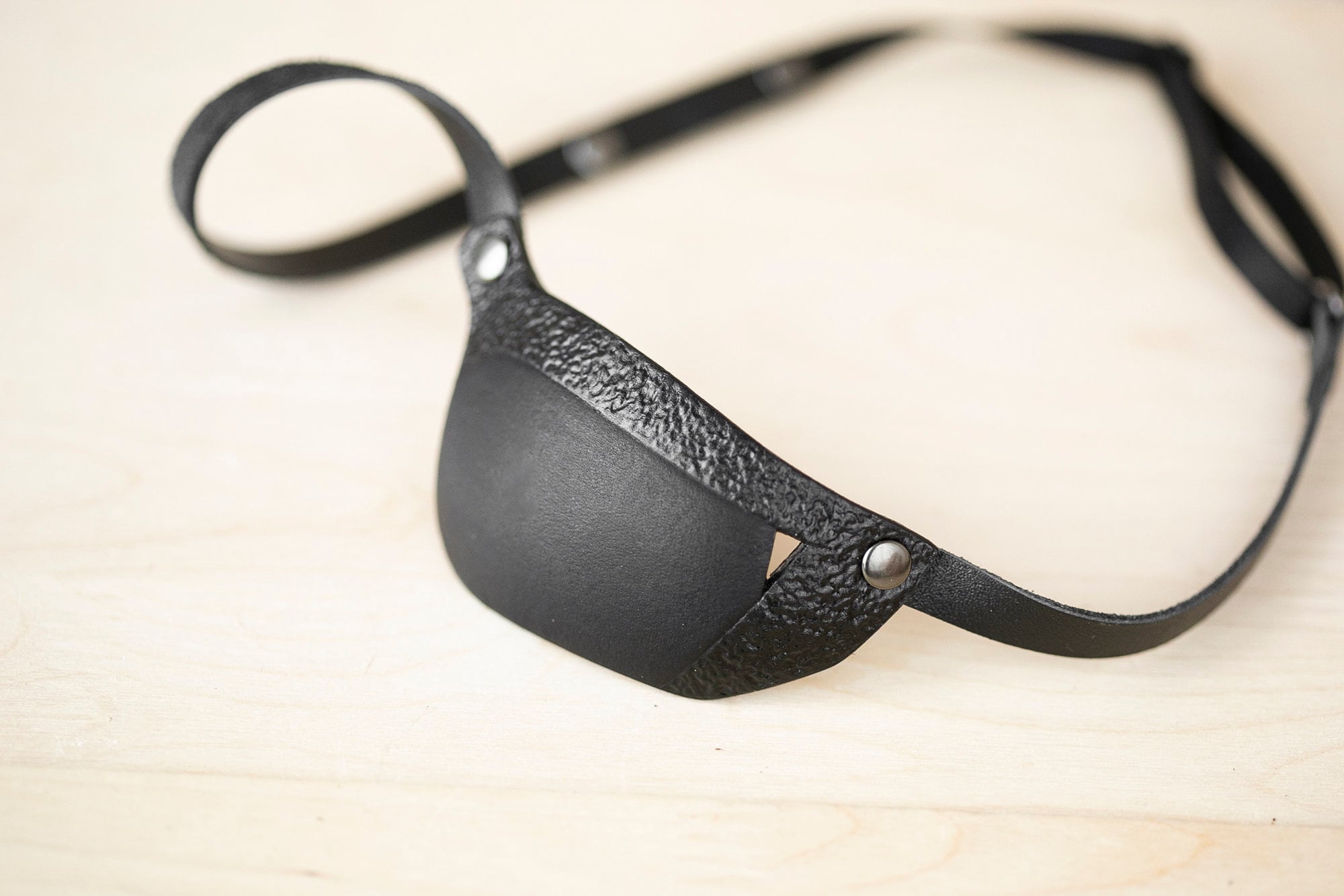 Leather Eye Patch, Eye Patch, Black Eye Patch, Brown Eye Patch, Unisex ...