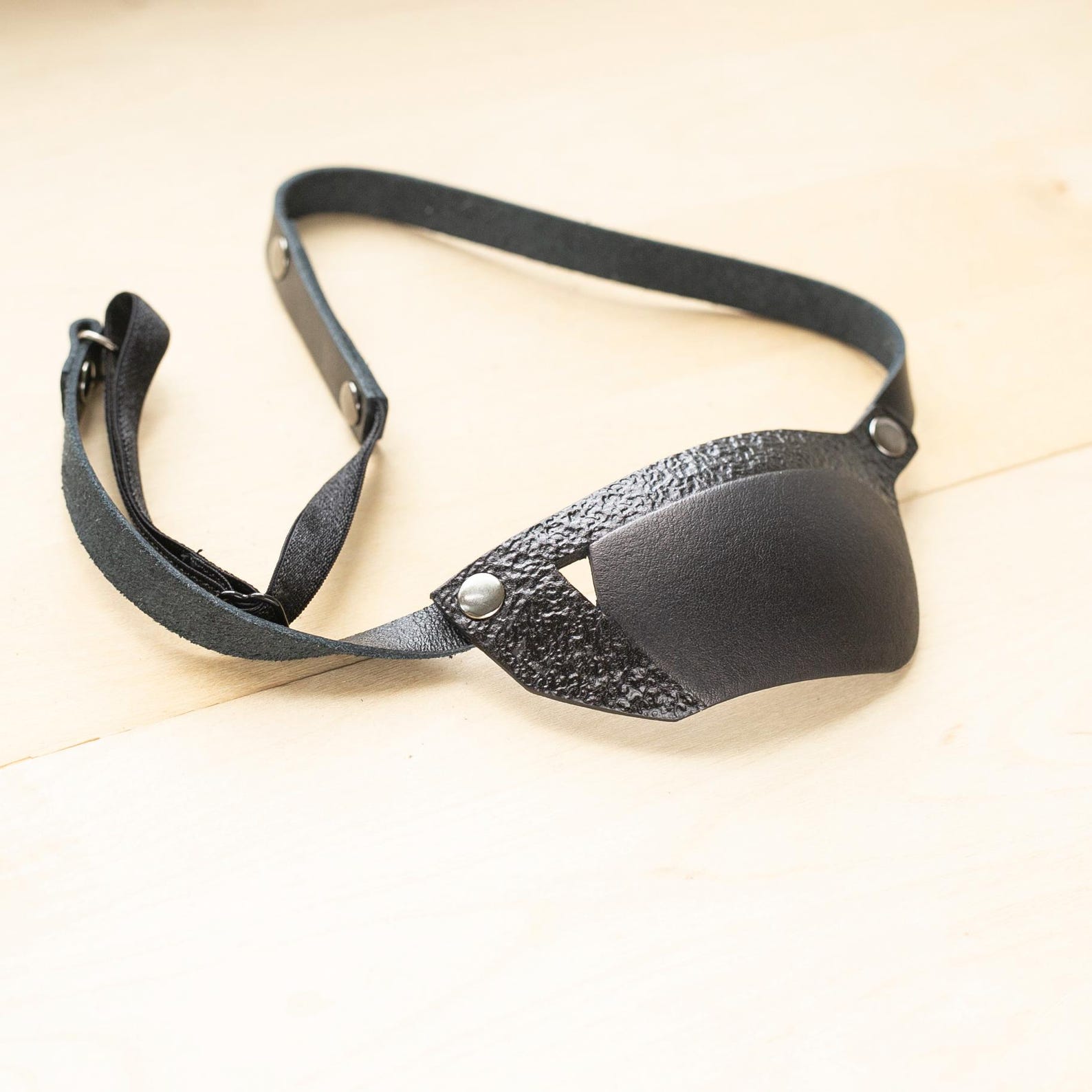 Eye Patch, Leather Eye Patch, Slim Eye Patch, Woman Eye Patch, Man Eye ...