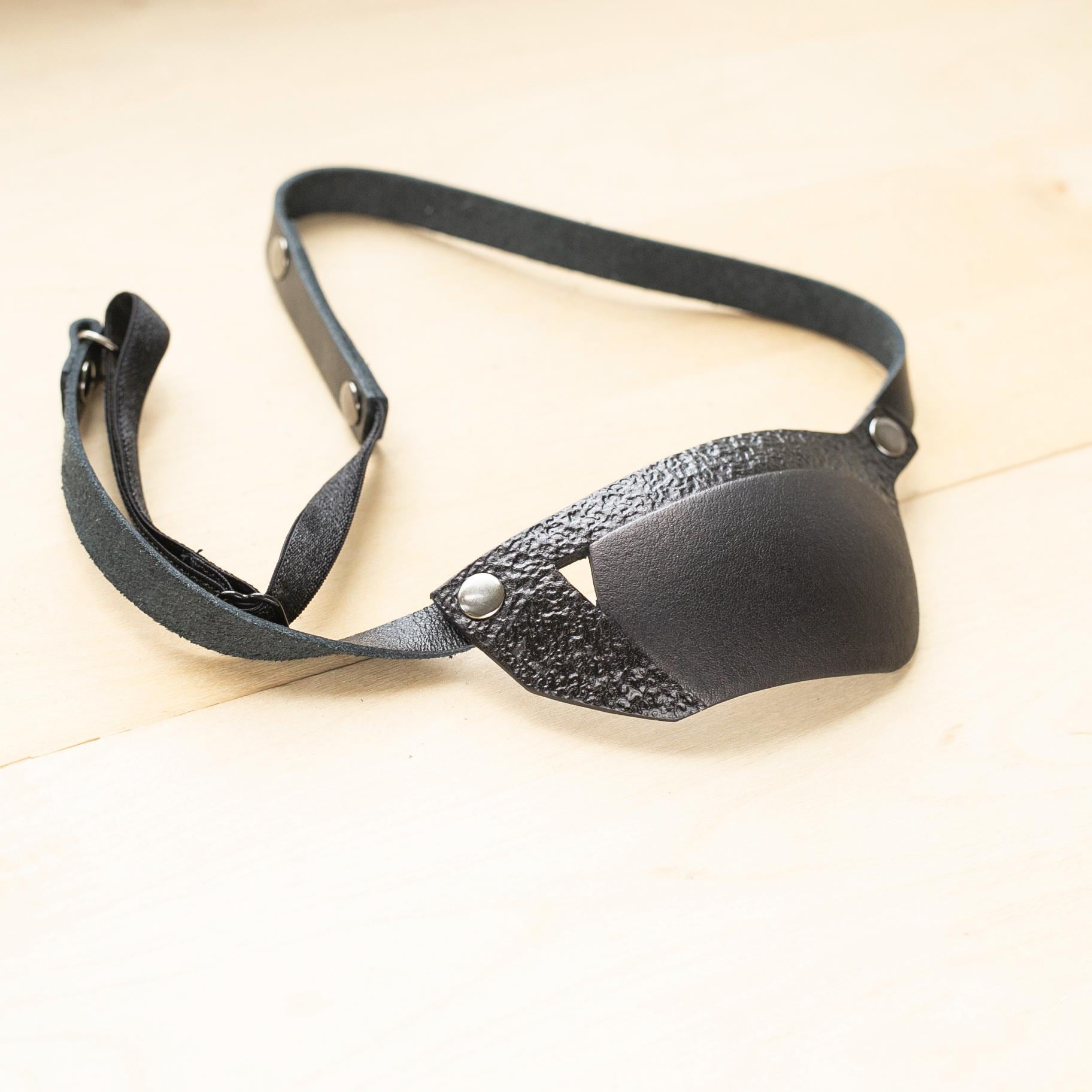 Eye Patch, Leather Eye Patch, Slim Eye Patch, Woman Eye Patch, Man Eye Patch, Eyepatch, Eye Mask ...
