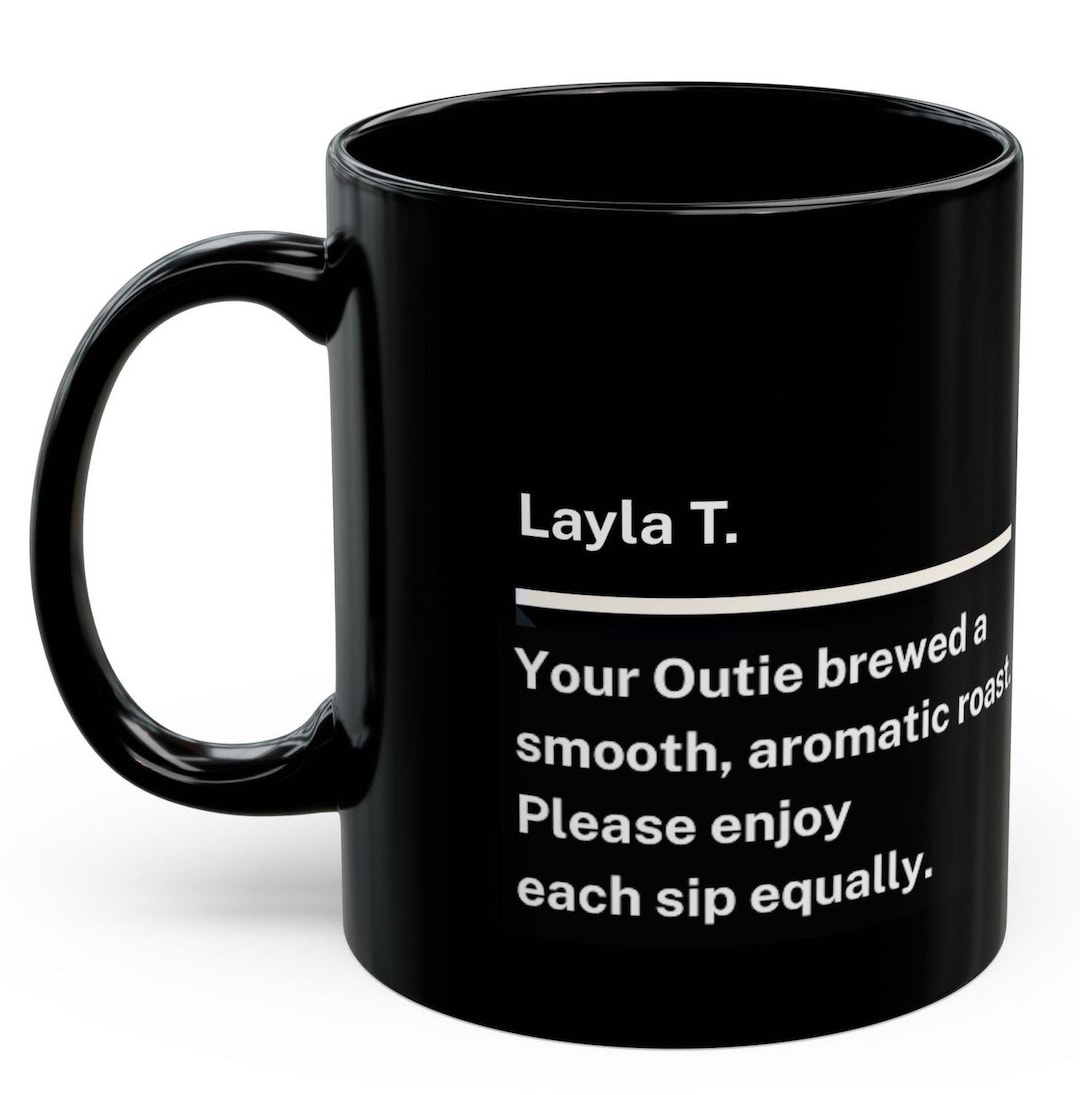 Personalized Severance Innie Black Coffee Mug With Lumon Industries ...