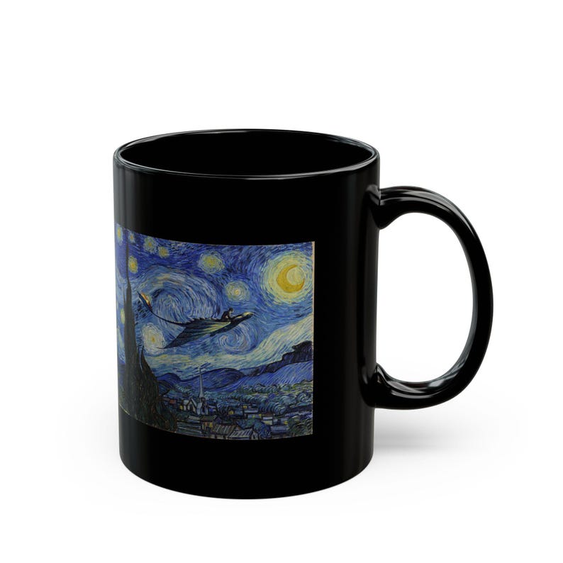 Toothless and Hiccup Mug: Starry Night HTTYD Coffee Cup - Etsy