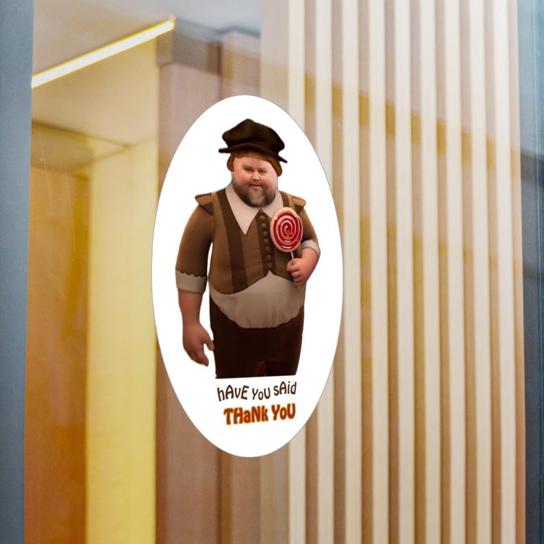 JD Vance Meme 'have You Said Thank You', Political Vinyl Decal, Laptop ...