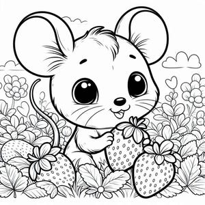 Spring Baby Animals Printable Coloring Book Pages for Adults, Children ...