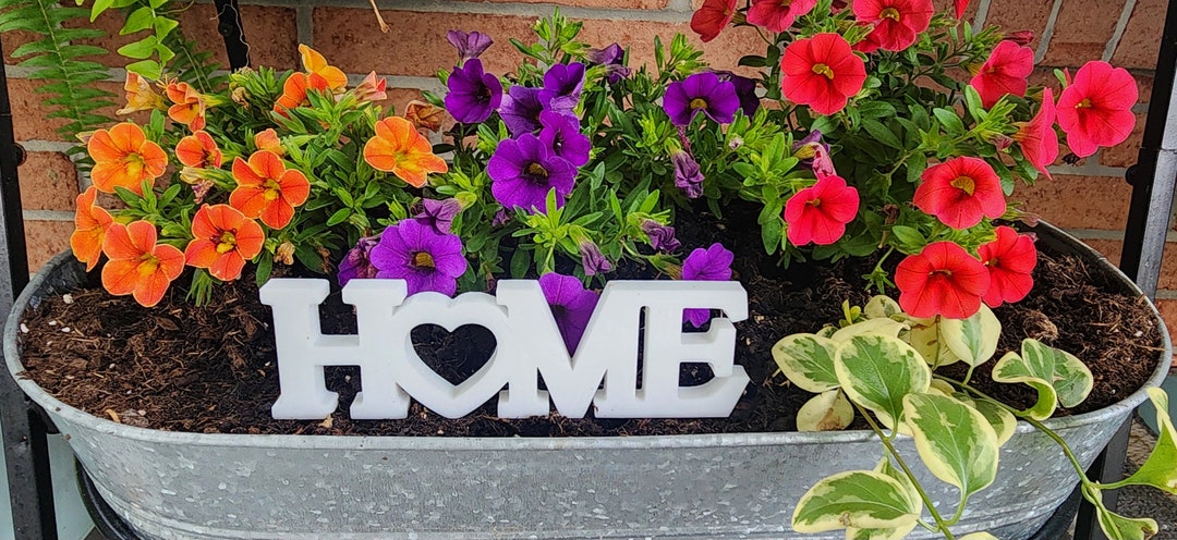 Flower Pot Sign Outdoor Sign Home Decor - Etsy
