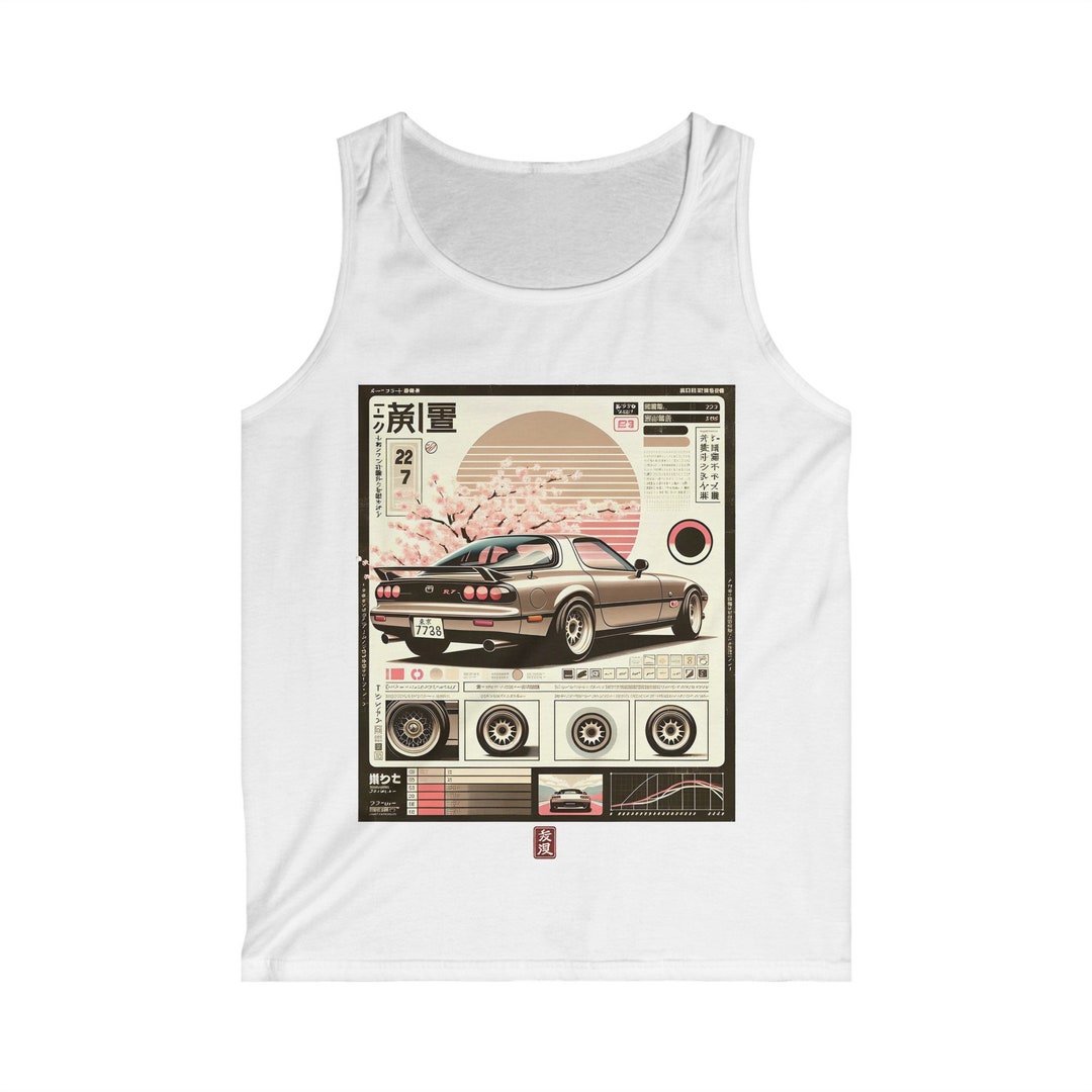 Tokyo Drift Tank Top, Graphic Japanese Sports Car - Tank Top Design for ...