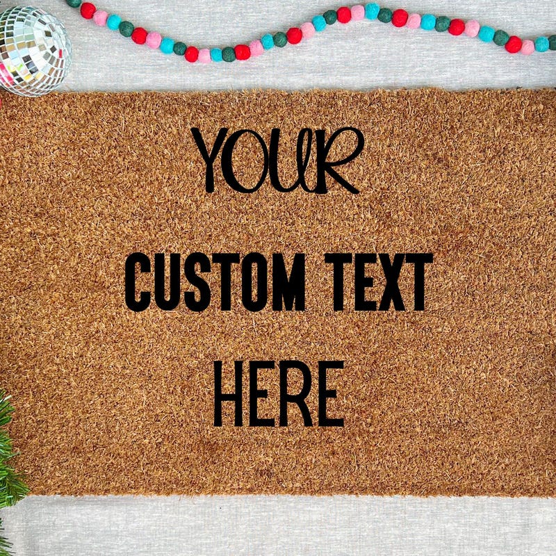 Personalized Door Mat - Etsy