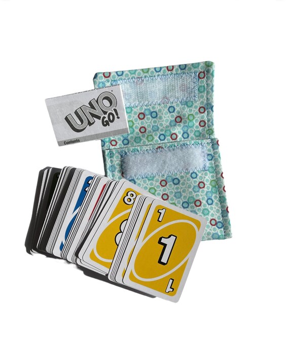 Mini Uno Card Game With Storage Pouch Kids Games Travel - Etsy
