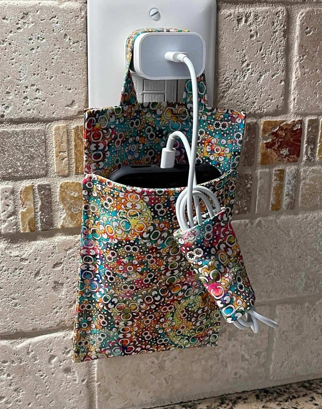 Cell Phone Charging Holder and Cord Wrap, iPhone Accessories, Phone ...