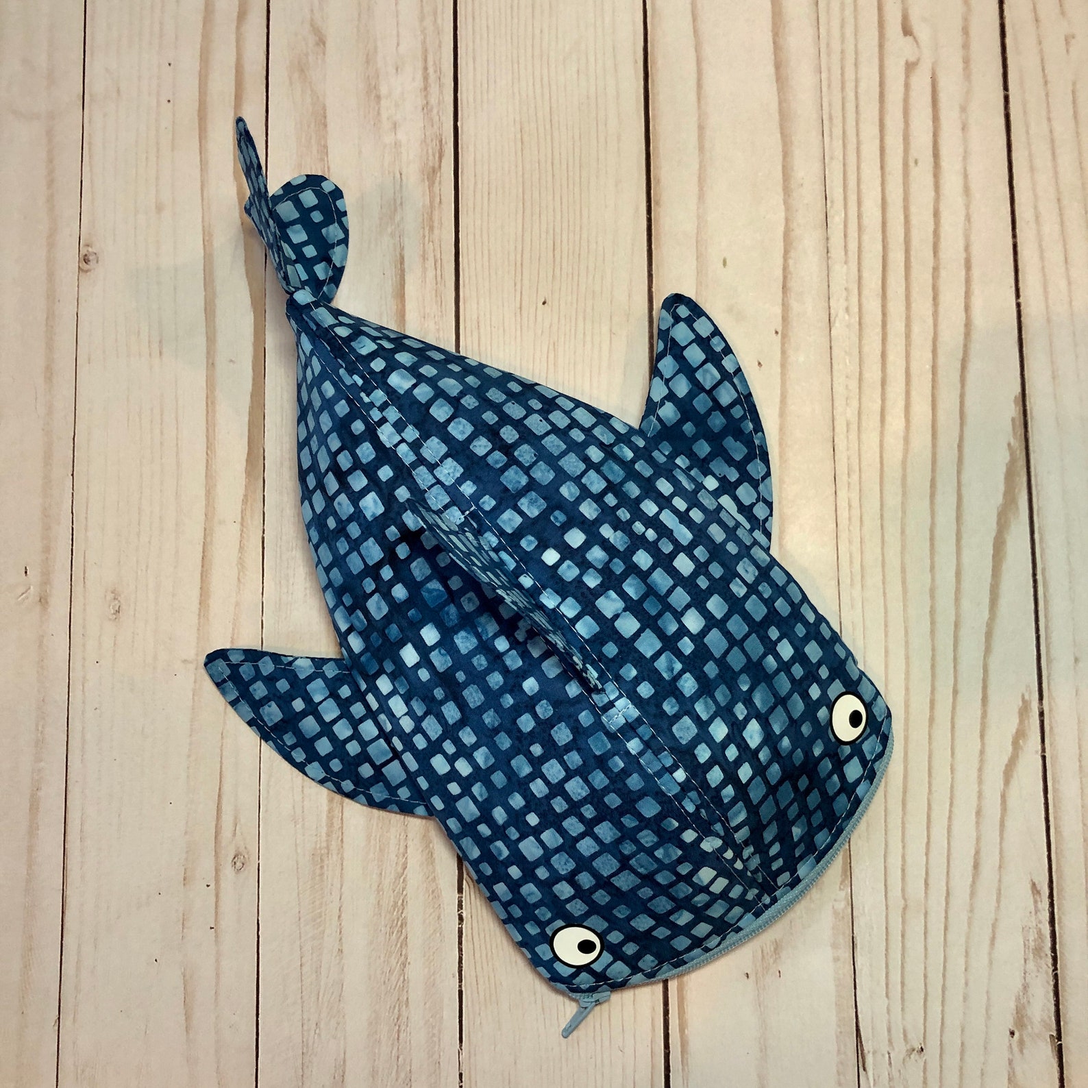 Spotted Whale Shark Pencil Case Shark Pencil Pouch Zipper - Etsy
