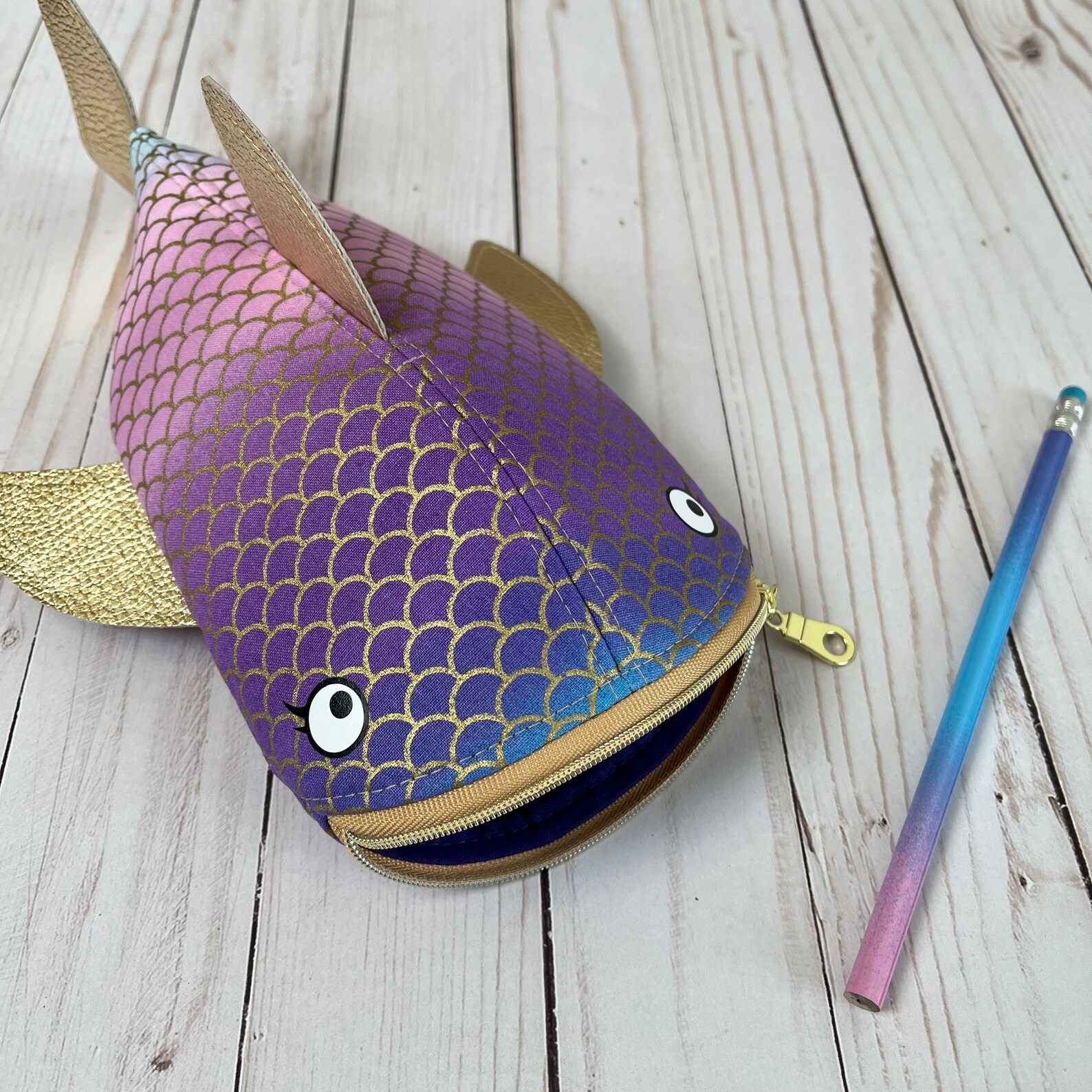 Purple Whale Shark Pencil Case Shark Crossbody Bag Pencil - Etsy