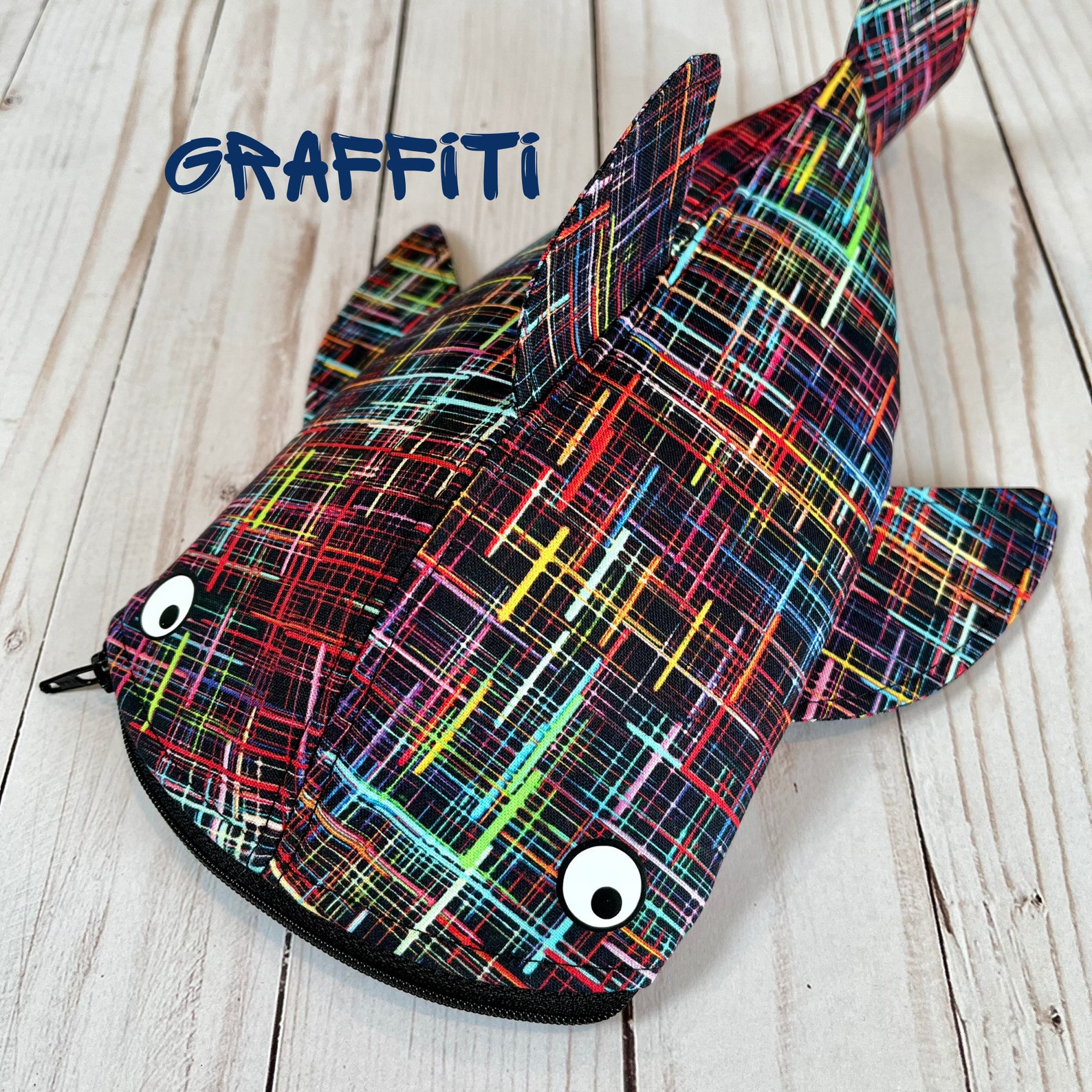 Shark Pencil Case Whale Shark Crossbody Bag Zipper Pencil - Etsy