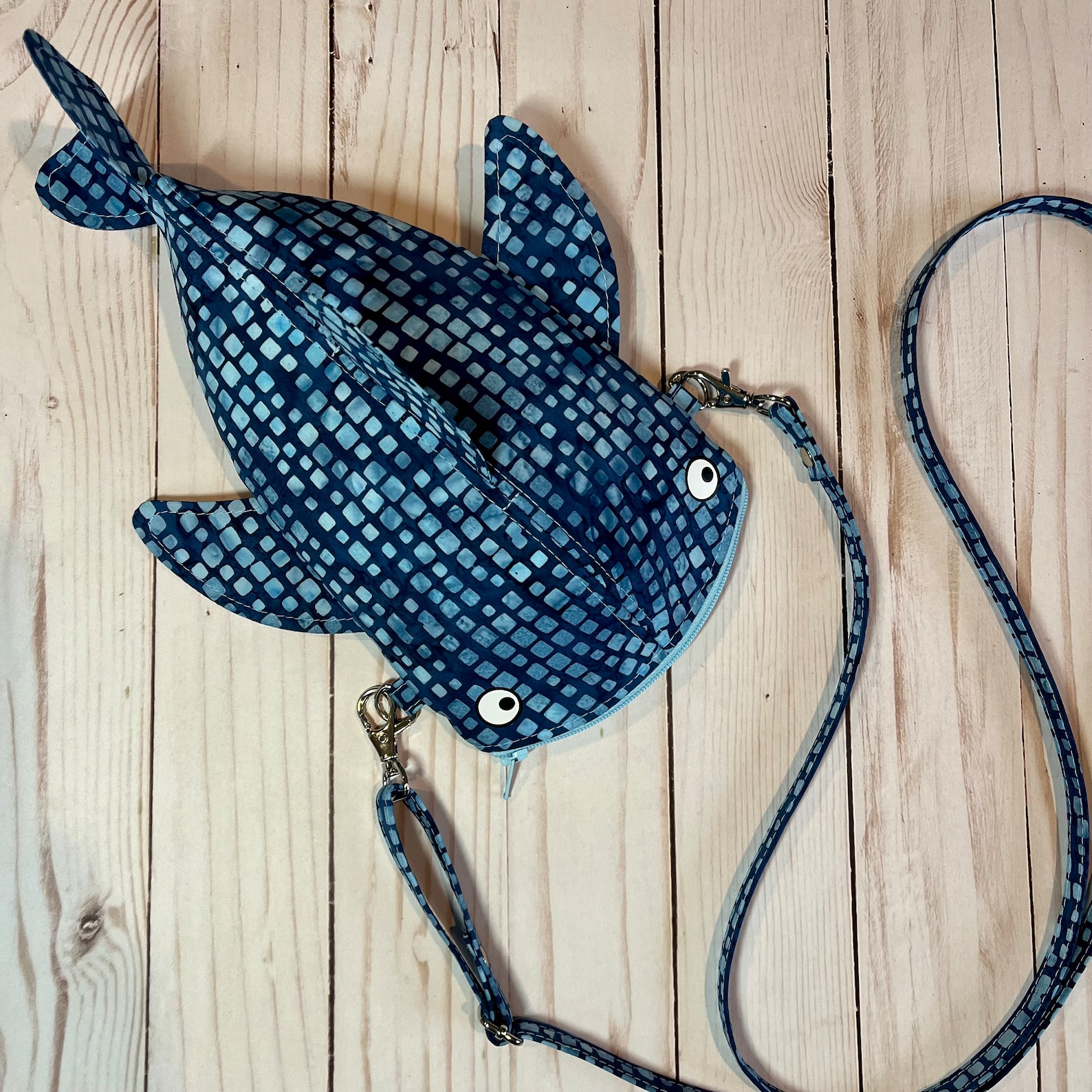 Spotted Whale Shark Crossbody Bag Shark Pencil Case Zipper - Etsy