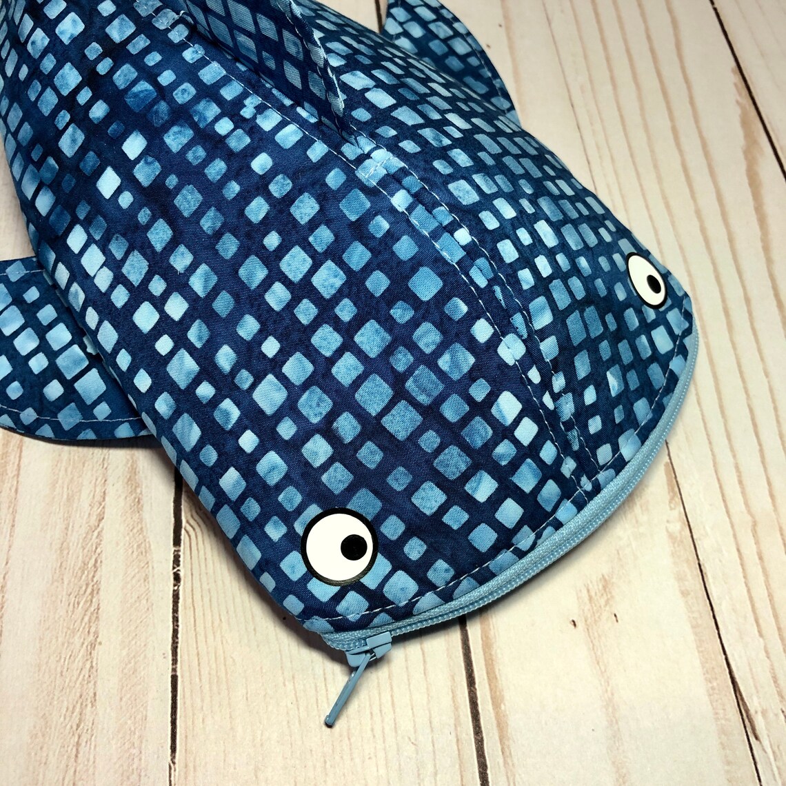 Spotted Whale Shark Pencil Case Shark Pencil Pouch Zipper - Etsy