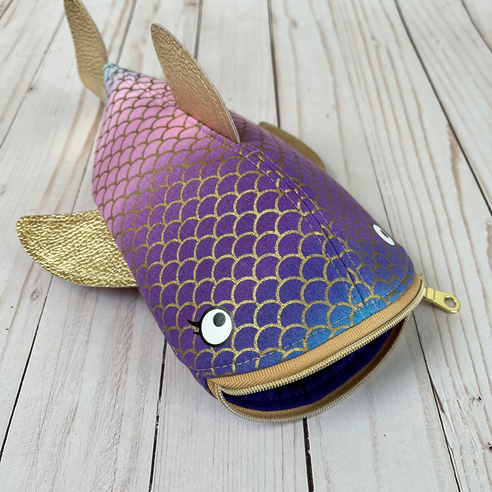 Purple Whale Shark Pencil Case Shark Crossbody Bag Pencil - Etsy