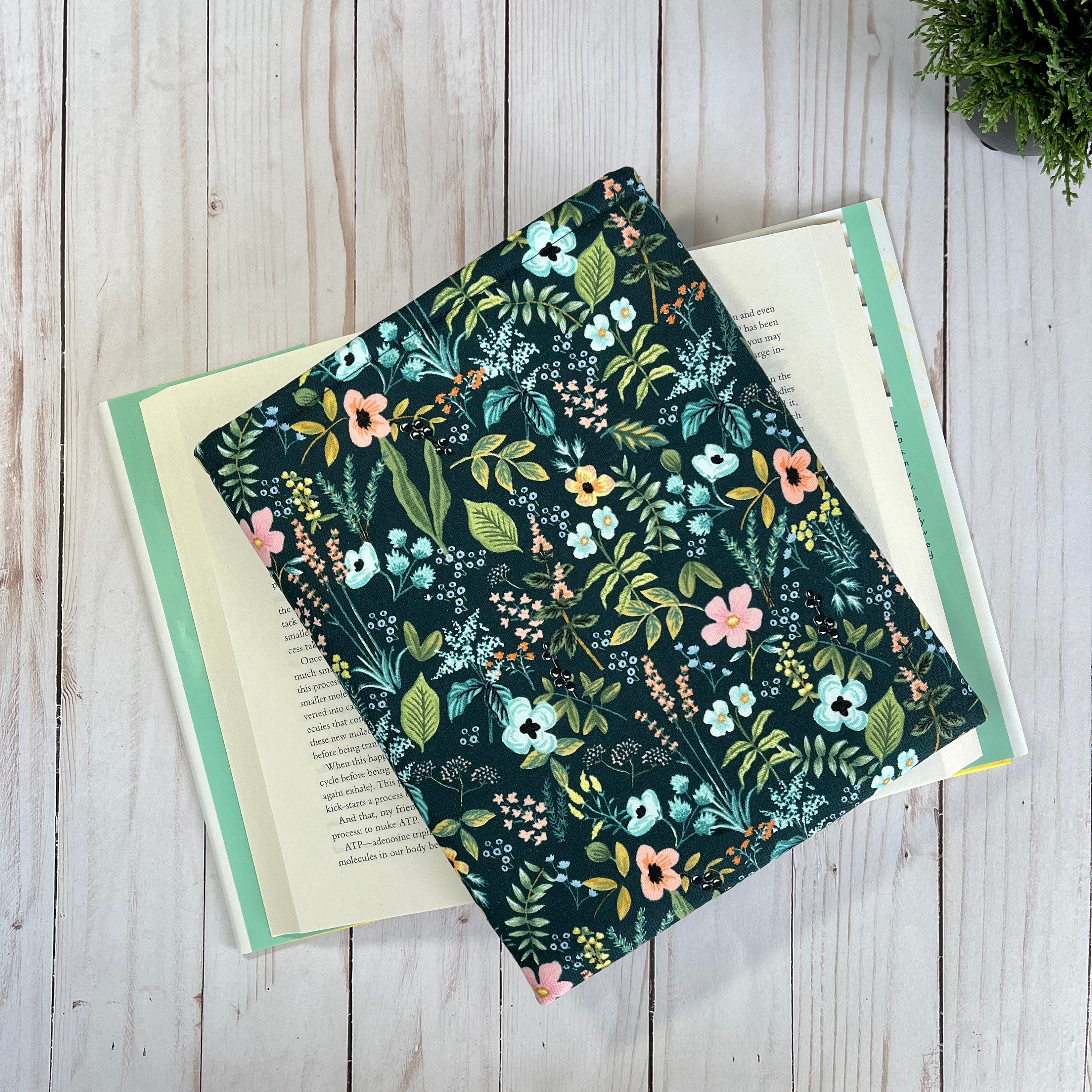 BOOK SLEEVE | Rifle Paper Co. Floral, Padded Book Cover, Bookish Gift ...
