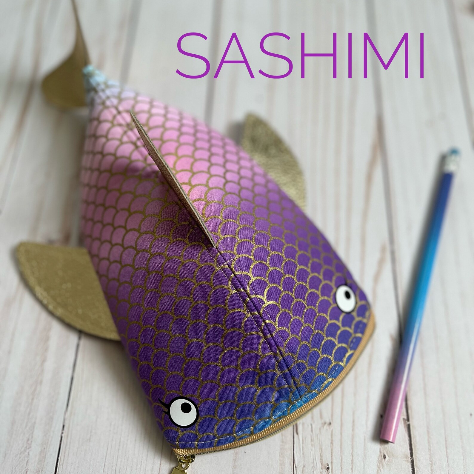 Purple Whale Shark Pencil Case Shark Crossbody Bag Pencil - Etsy