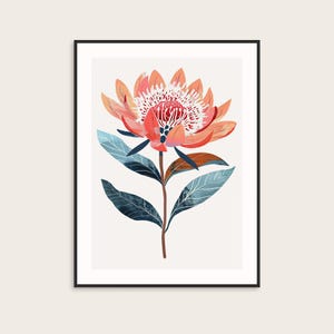 Australian Native Flowers Gouache Painting Prints Set of 3 Vol 2 ...