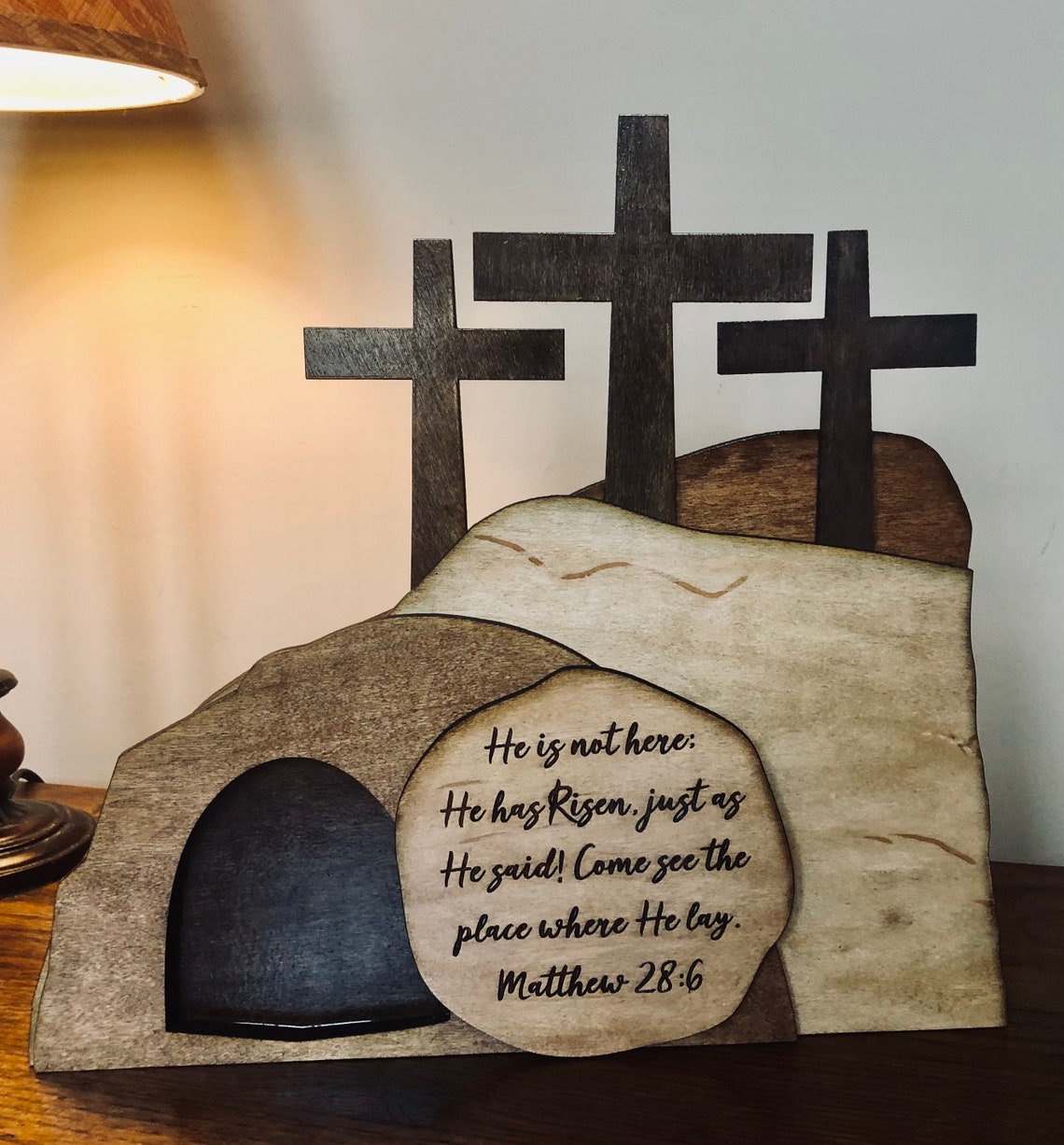 SVG FILE Empty Tomb Easter Scene Easter the Empty Tomb He is - Etsy