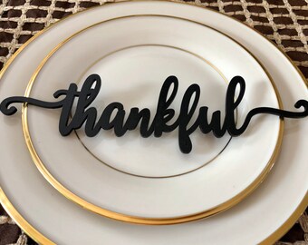 Table Word Place Setting Fall Decor Dining Room Decor - Etsy