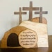 SVG FILE Empty Tomb Easter Scene Easter the Empty Tomb He is Risen ...