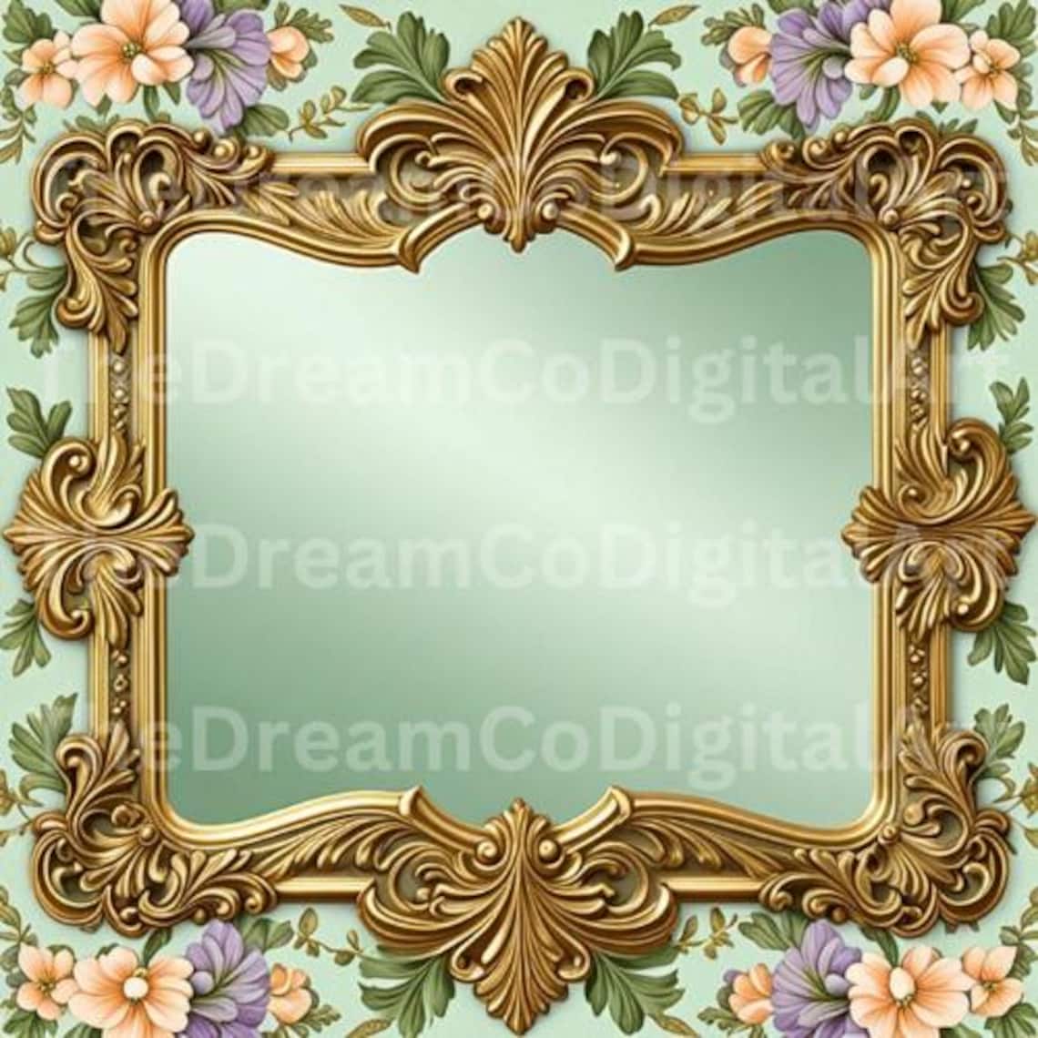 Victorian and Regency Era Inspired Digital Paper, Seamless Collage ...