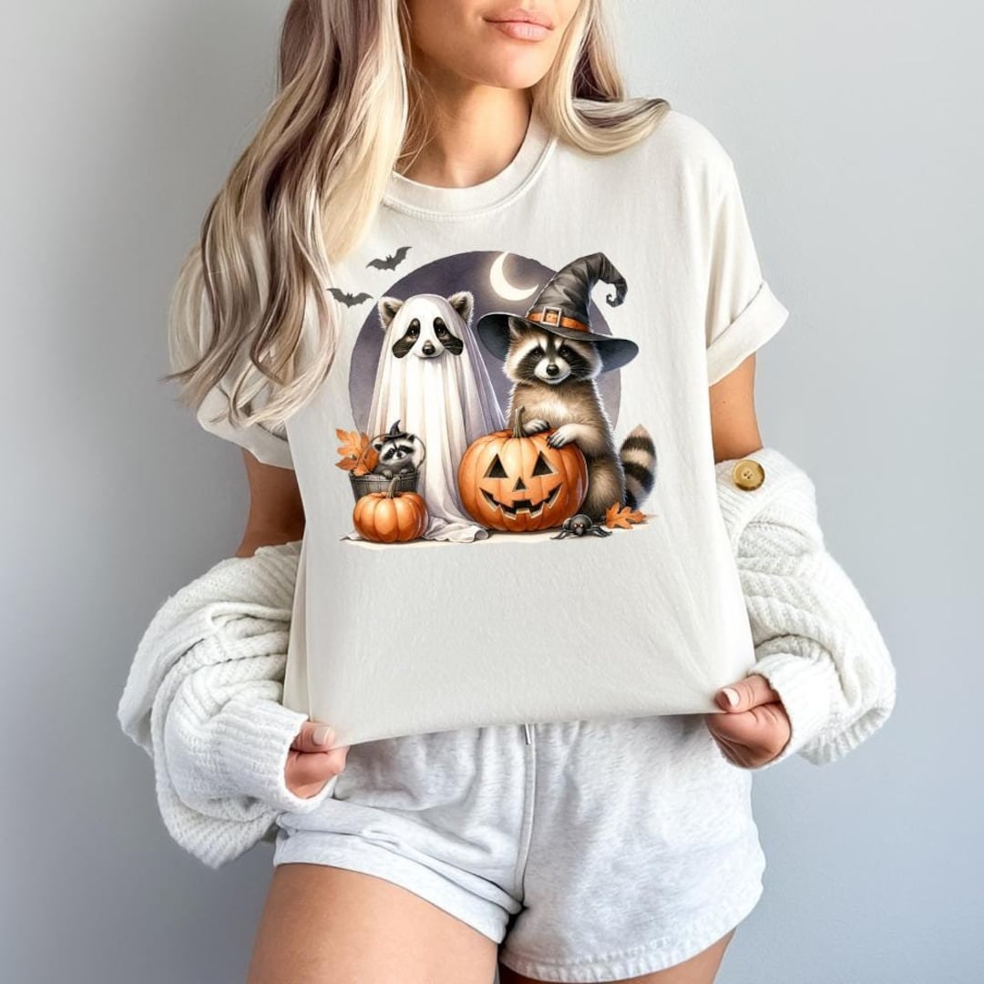 Cute Raccoon Ghost Png, Halloween Png, Pumpkin Png, Bougie Ghost Png ...