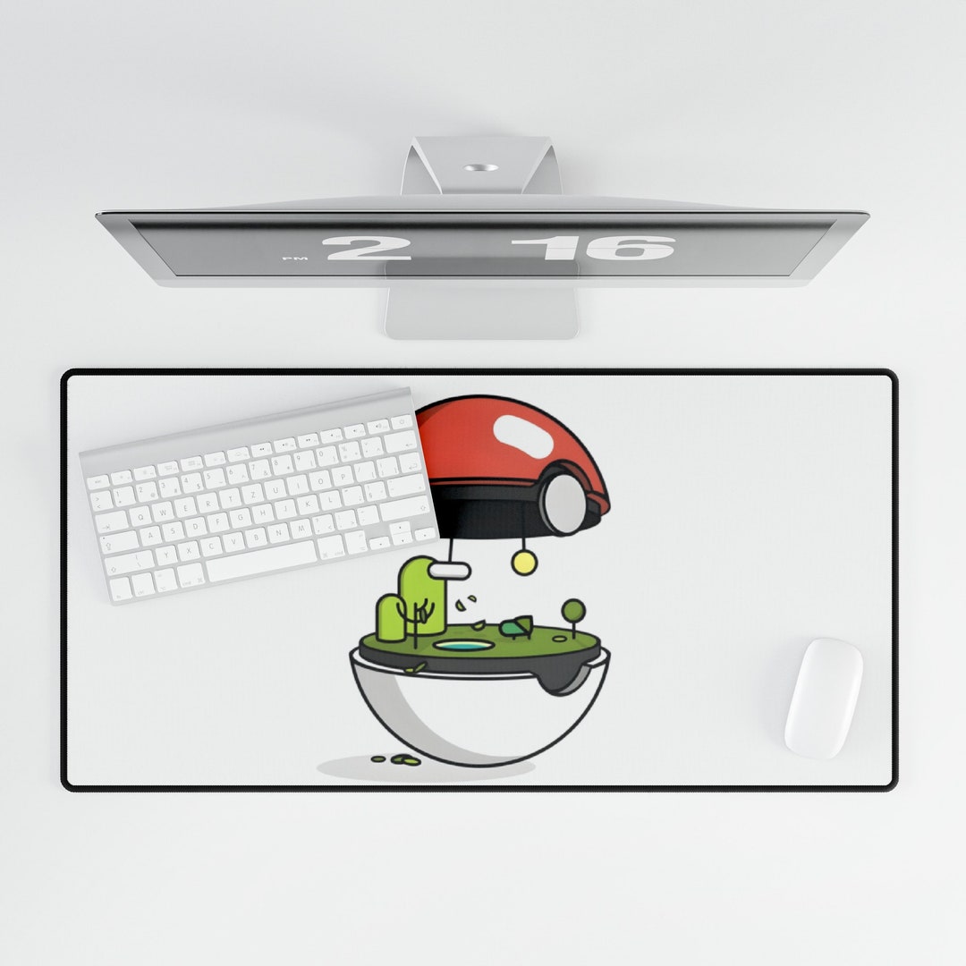 Pokemon pokebiome Pokeball Mousepad, Long Mouse Pad, Extra Large ...