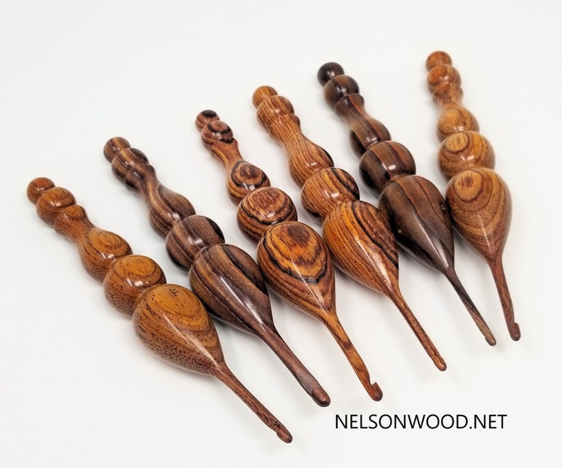 Exotic Cocobolo Wooden Crochet Hook Made in USA - Etsy