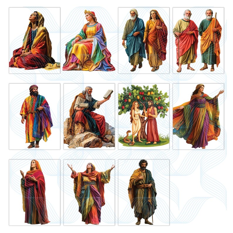 Bible Characters Clipart, Biblical Graphics, Bible Stories, Christian ...